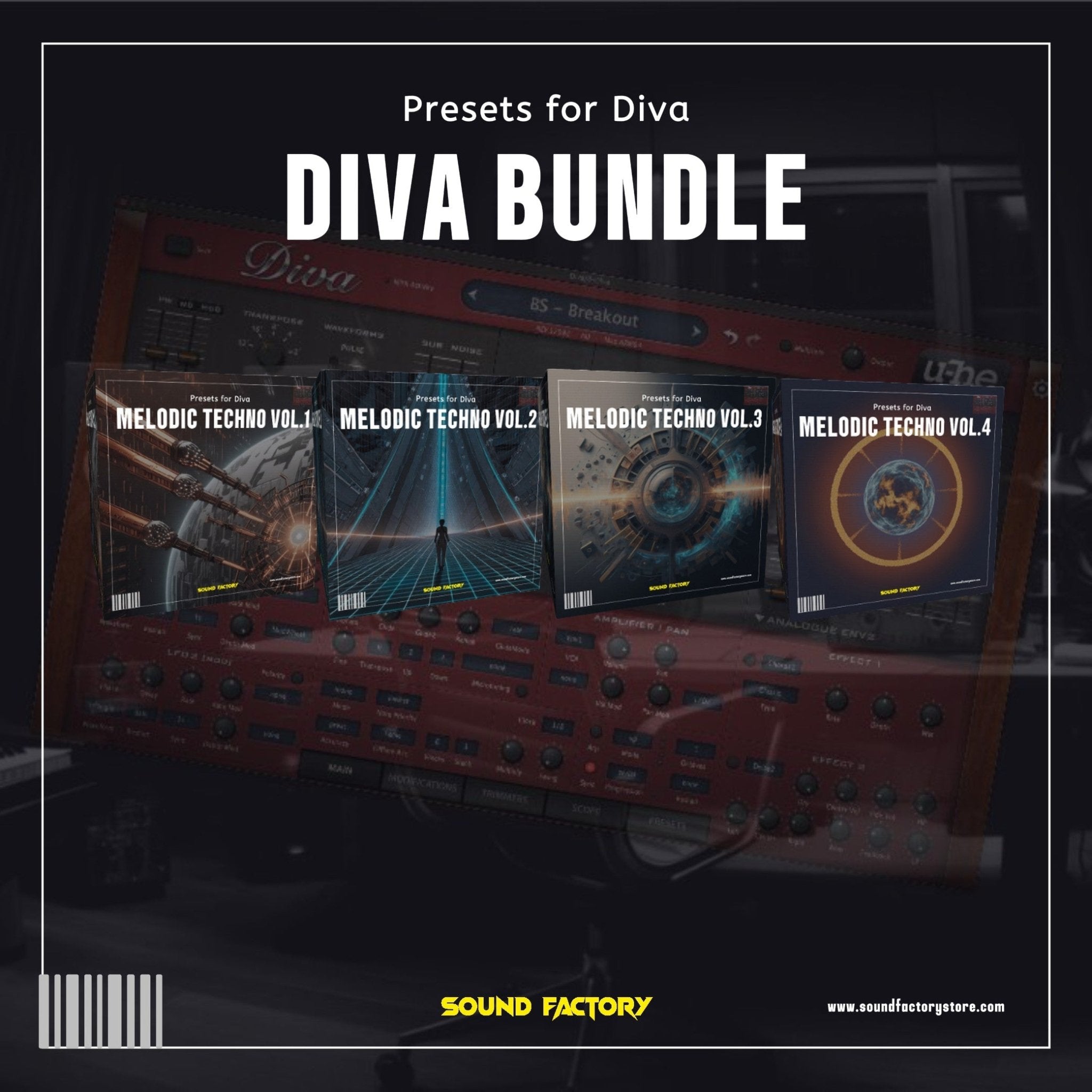 Diva Bundle - 200 Presets for Melodic Techno – Sound Factory